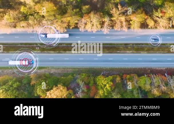 Autonomous truck failing to control self driving on american highway ...