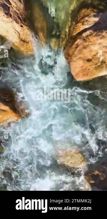 Experience the elegant beauty of cold water as evening sun rays glisten ...