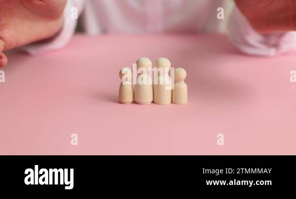 Women hands protect family with children. Well-being and comfort of ...