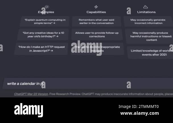 Chatgpt User Interface Stock Videos And Footage Hd And 4k Video Clips Alamy
