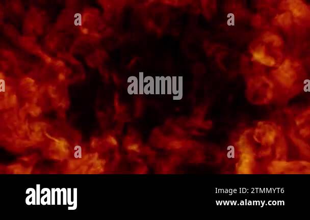 Fire shockwave blowing transition reveal overlay isolated on alpha background Stock Video ...
