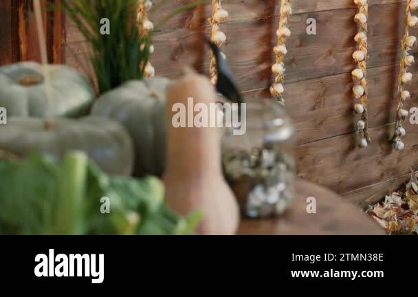 Raw farming fresh fruits and vegetables on stand, healthy eating ...