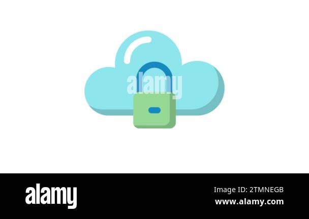 Security cloud computing animated icon Stock Videos & Footage - HD and ...
