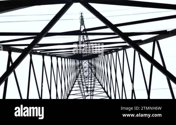 High tension power line electricity Stock Videos & Footage - HD and 4K ...