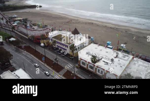 The Giant Dipper is a historic wooden roller coaster located at the ...