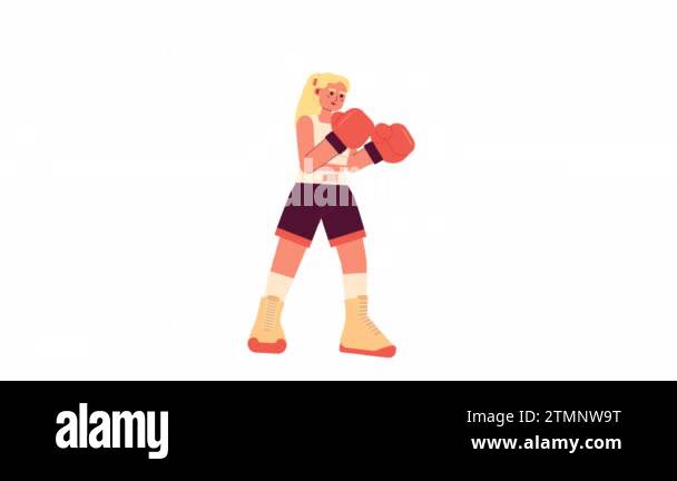 Woman boxing cartoon Stock Videos & Footage - HD and 4K Video Clips - Alamy