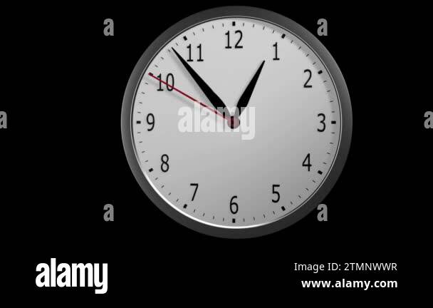 Classic analog stopwatch with a red hand is ticking Stock Videos ...