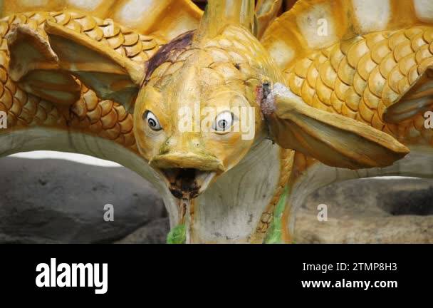 Gold fish statue architecture Stock Videos & Footage - HD and 4K Video ...