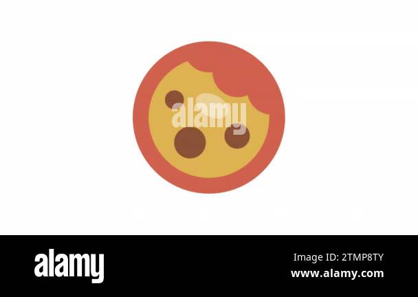 Cookie, Coffee Shop animated icon on transparent background Stock Video ...