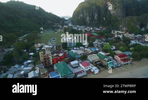 El Nido Beach in Palawan, Philippines. Morning Beach and Seascape in ...