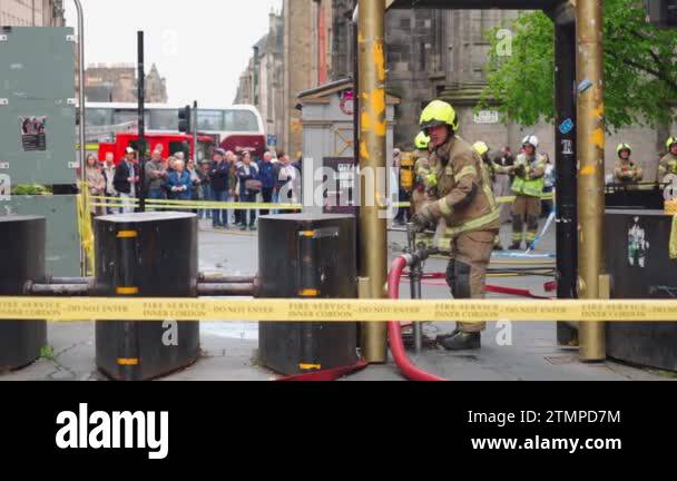 Edinburgh, Scotland - scottish fire engines United Kingdom, Tape that ...