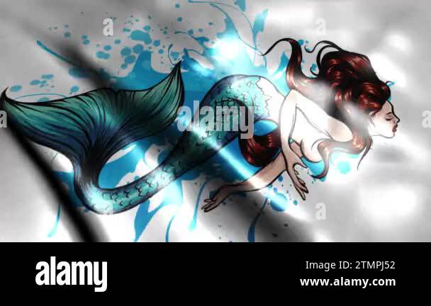 Mermaid flag Stock Videos & Footage - HD and 4K Video Clips - Alamy