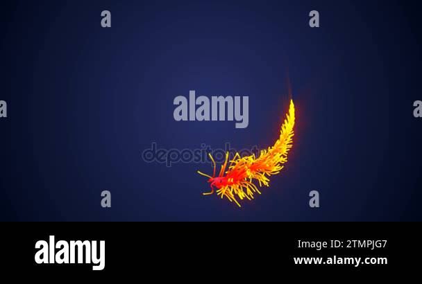 Circle of Fire Particles Background as Digital Rendered 4k Animation ...