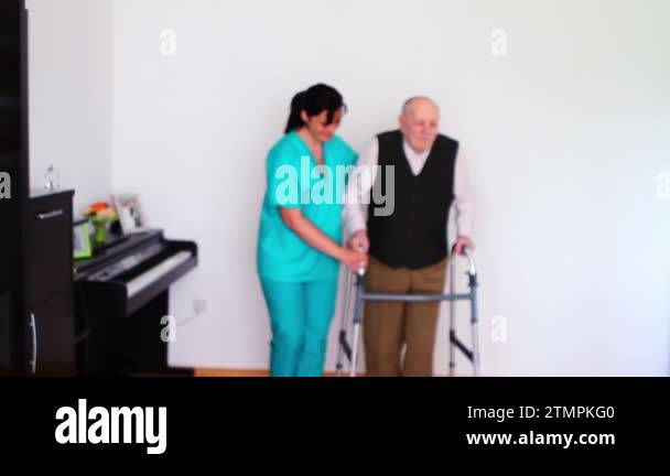 Man using zimmer frame Stock Videos & Footage - HD and 4K Video Clips ...