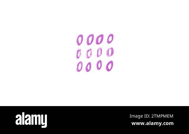 Hand drawn scribble animation. 4k footage animation on a white ...