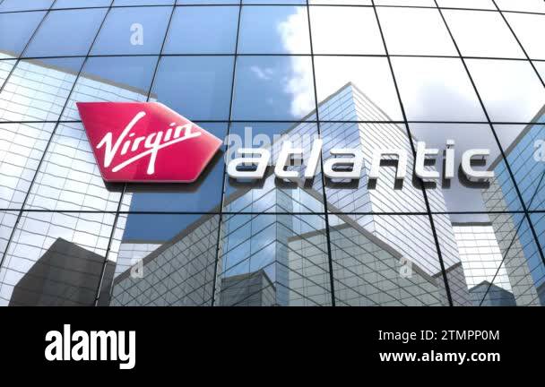 May 2018, Editorial use only, 3D animation, Virgin Atlantic Airways ...