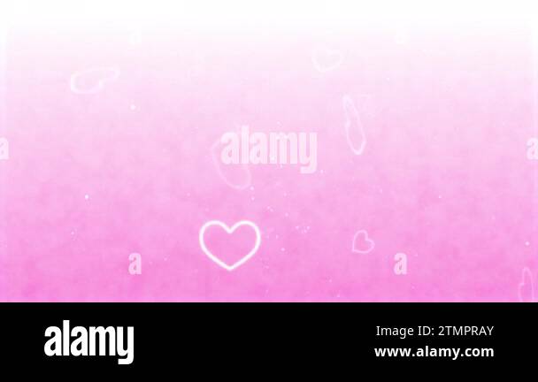 Pink gradient background glowing heart Stock Videos & Footage - HD and ...