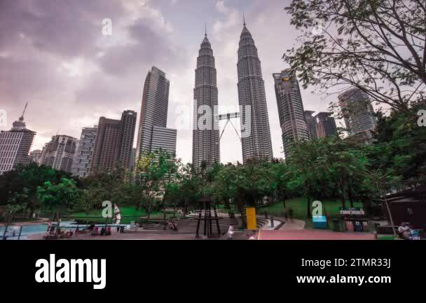 Klcc park petronas twin towers Stock Videos & Footage - HD and 4K Video ...