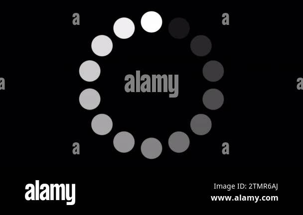 Loading Circle, Video. Loading Animation Icon on Transparent Background ...