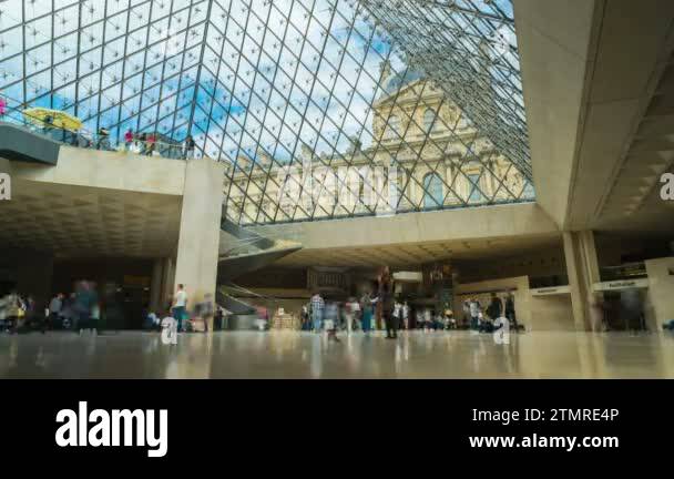 Louvre pyramid interior Stock Videos & Footage - HD and 4K Video Clips ...