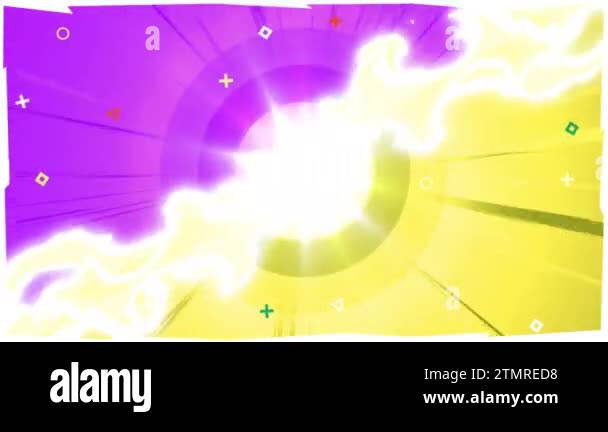 Pop Art Style Competition Themed Video Match 4K Background Stock Video ...