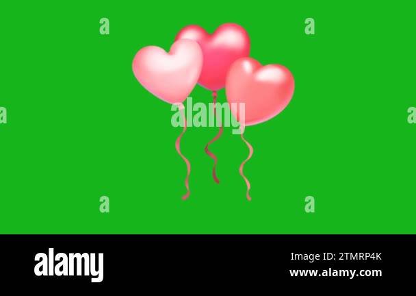 Balloon green screen, Abstract technology, science, engineering ...