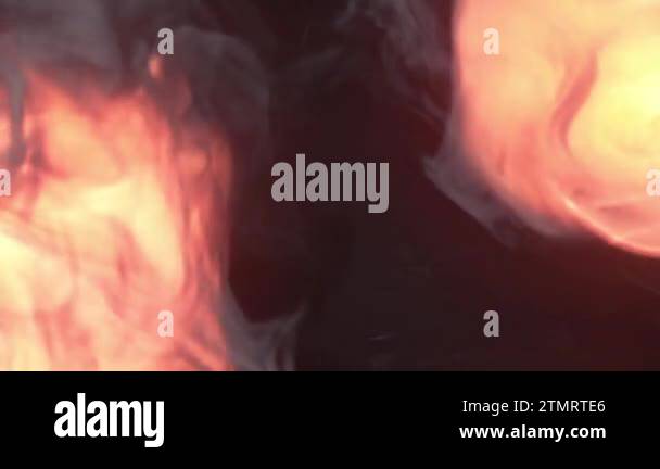 Flames dancing in a magical fire vortex. 3d rendering pattern in modern ...