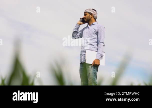 Young indian farmer talking Stock Videos & Footage - HD and 4K Video ...