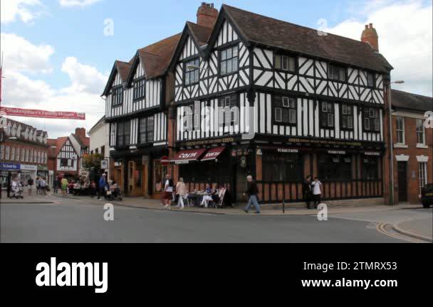 Stratford upon avon medieval building Stock Videos & Footage - HD and ...