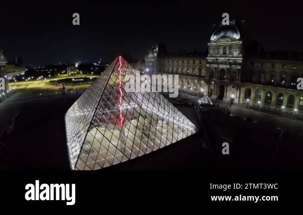 Louvre pyramid museum light Stock Videos & Footage - HD and 4K Video ...