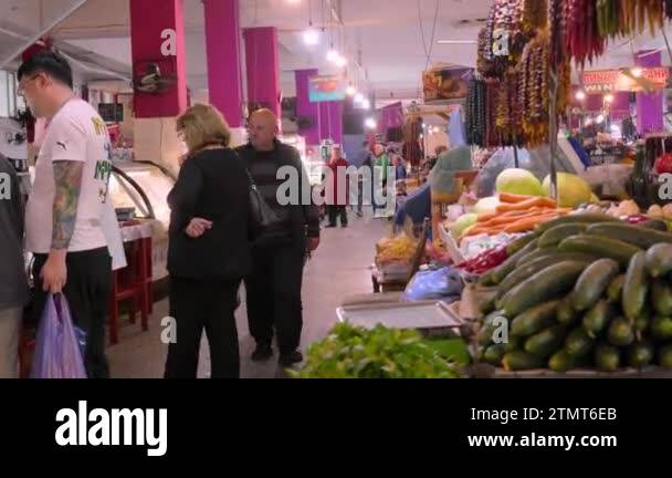 BAtumi, Georgia - May 2, 2023: big bony market in the center of Batumi ...