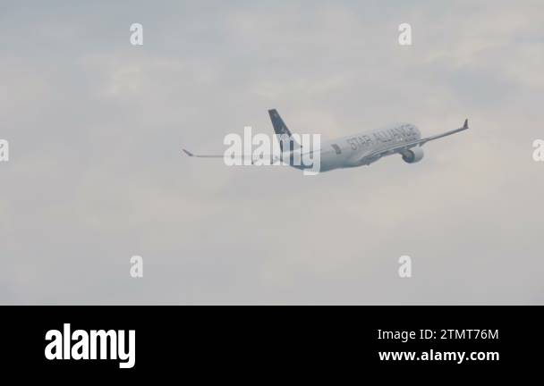 Airplane Airbus 330 take off Stock Video Footage - Alamy