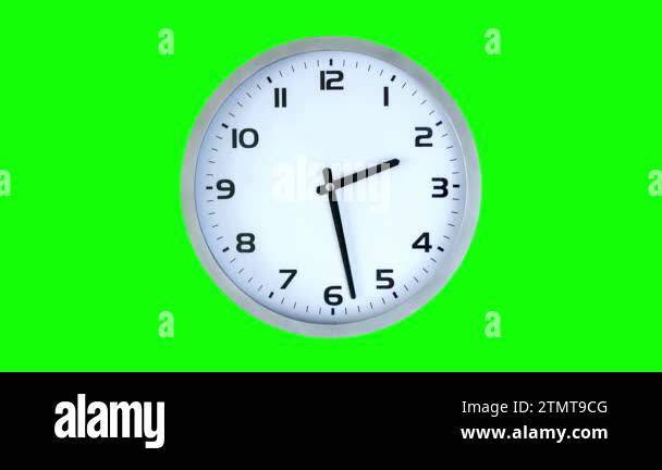 closeup animation watch with background hand ticking fast forward ...