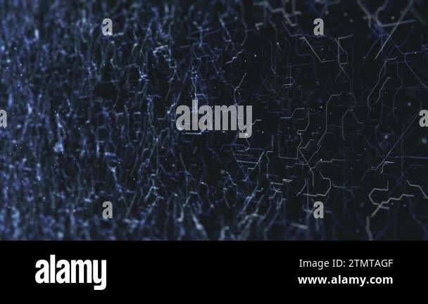 Abstract Digital Data Hitech Background/ 4k animation of an abstract ...