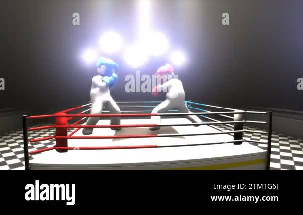 Boxing ring, Boxing match concept animation Stock Video Footage - Alamy