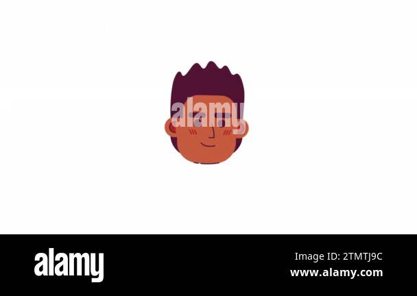 Athletes people icons animation. Female and male sports players ...