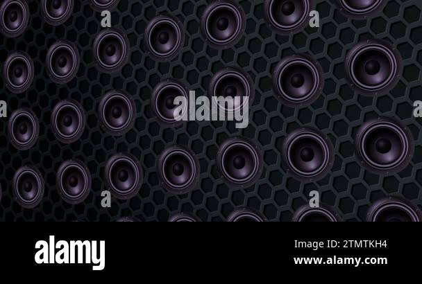 series of speakers of the loudspeaker, texture effect background, bass ...