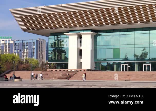 Almaty City. Almaty Kazakhstan 23 April 2023. Palace of Republic in the ...