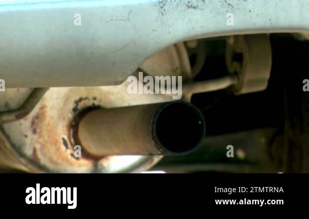 car pipe exhaust system producing gas smoke carbon dioxide global ...