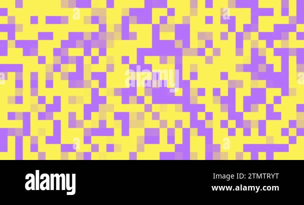 Animated multicolored pixel background. 4K resolution abstract pixel ...