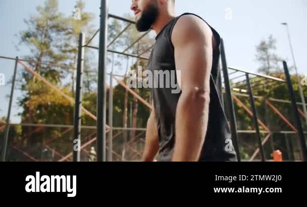 Man one leg sitting exercising Stock Videos & Footage - HD and 4K Video ...