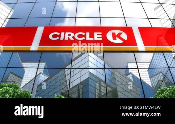 August 2019, Editorial use only, 3D animation, Circle K Stores Inc ...