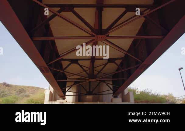 supporting structure of a road viaduct Stock Video Footage - Alamy