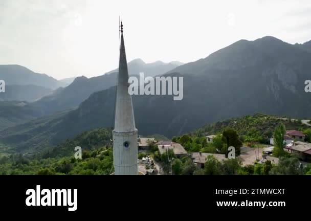 Embark on an enchanting escapade with an aerial glimpse of a mountain ...