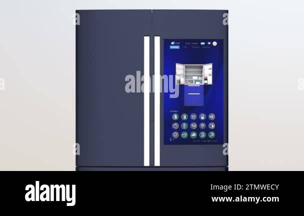 Smart refrigerator screen interface Stock Videos & Footage - HD and 4K ...