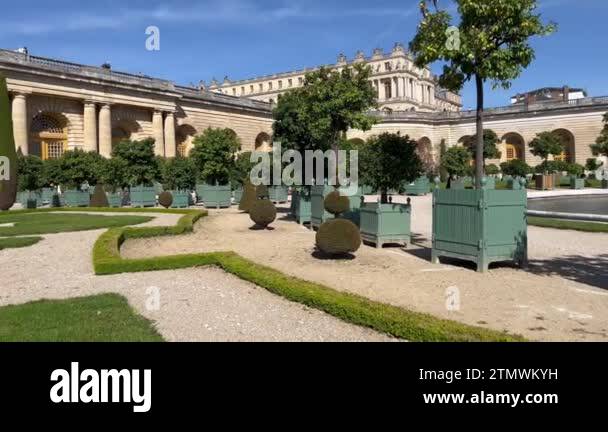LOrangerie garden in Versailles. The Palace of Versailles and Garden ...