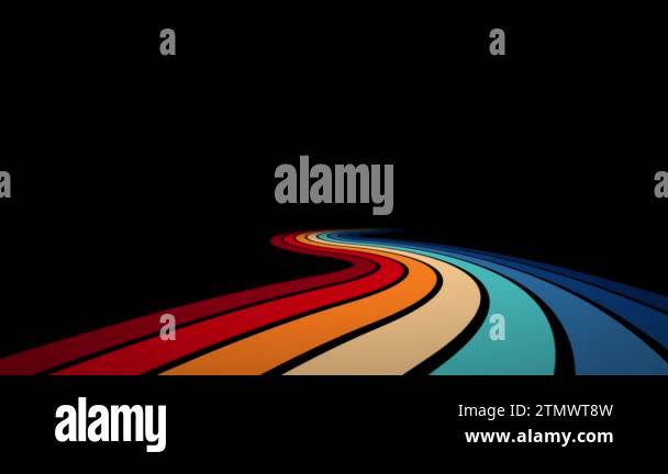 Vintage Striped Backgrounds, Loop Samples, Retro Colors from the 1970s ...