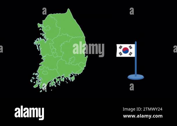 Flag map of south korea Stock Videos & Footage - HD and 4K Video Clips ...