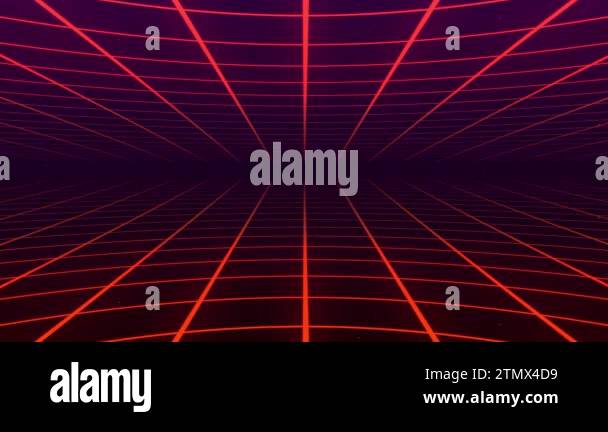 Red abstract lines geometric background. Data stream. Movement effect ...