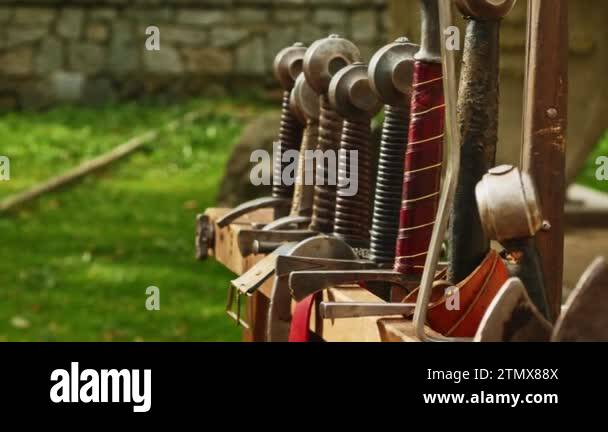 Medieval reenactment - reproduction real medieval steel weapons, swords ...